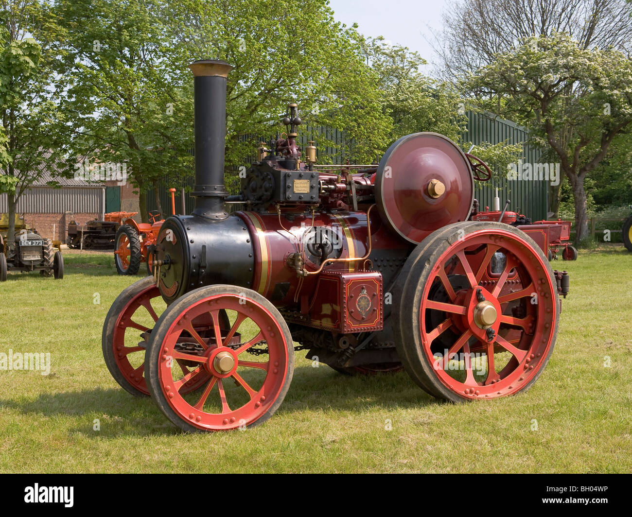 1915 Roby Steam Tractor Stock Photo - Alamy