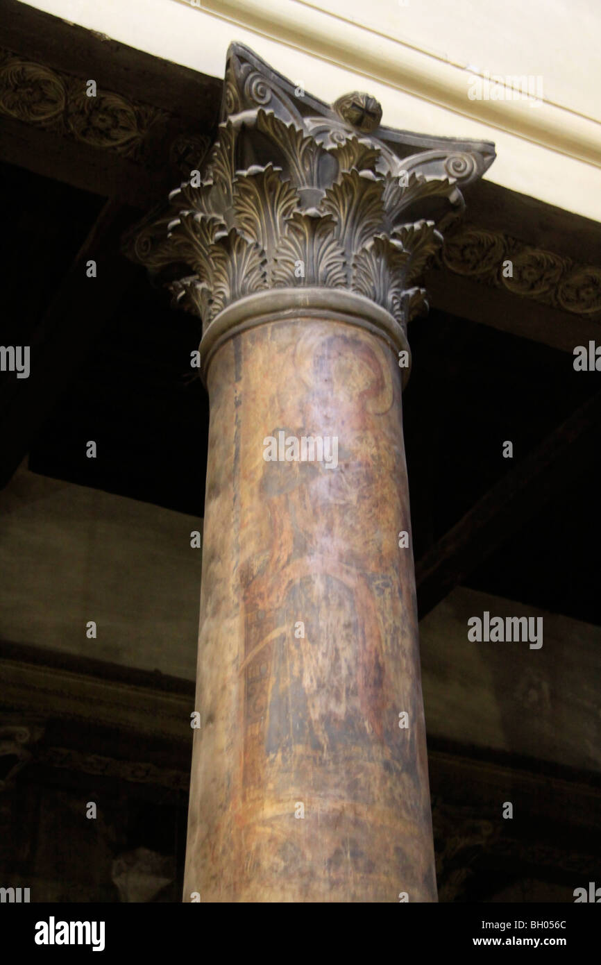 Church of nativity column bethlehem hi-res stock photography and images ...