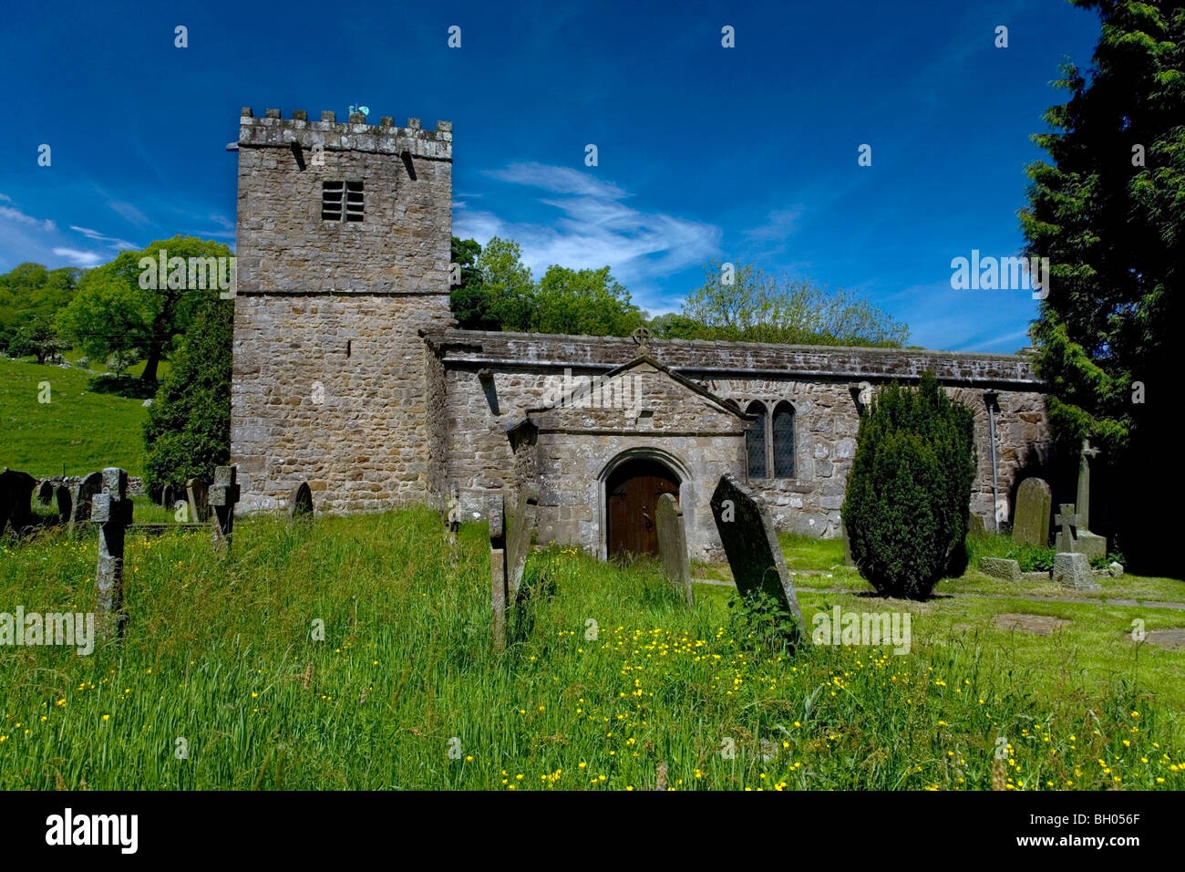 Hubberholme Church, Hubberholme, Upper Wharfedale, Yorkshire Dales ...