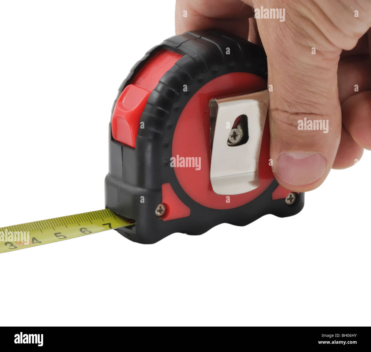 Measuring tape measure Cut Out Stock Images & Pictures - Alamy