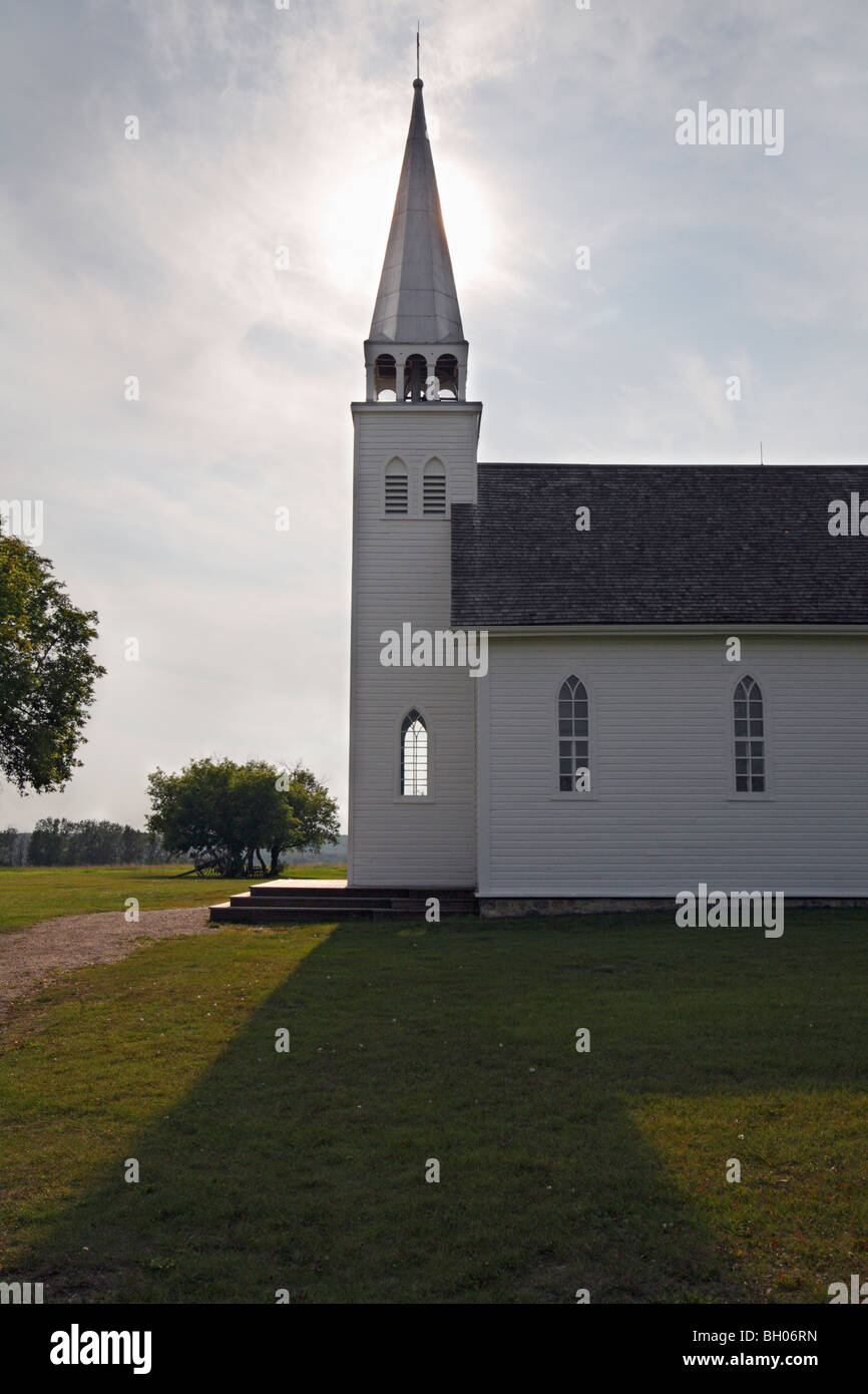 The restored St. Antoine de Padoue Church at Batoche Stock Photo - Alamy