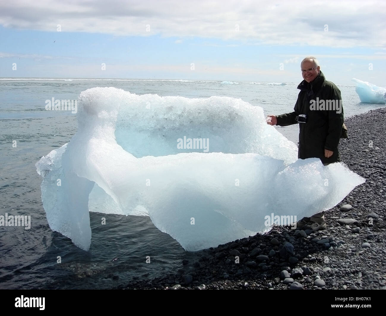 Man on iceberg hi-res stock photography and images - Alamy