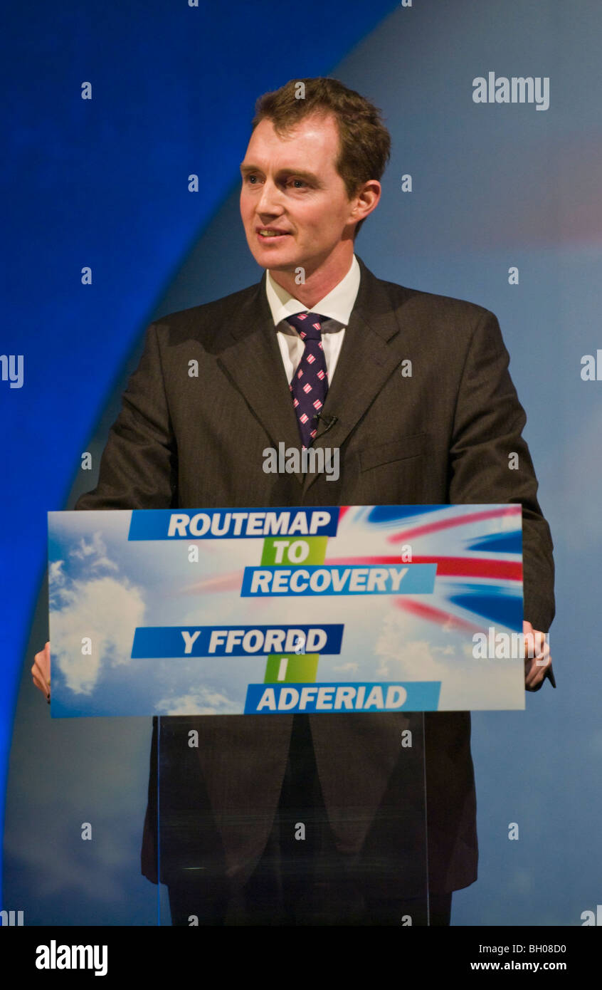 David Davies MP for Monmouth speaking at Welsh Conservative Party ...