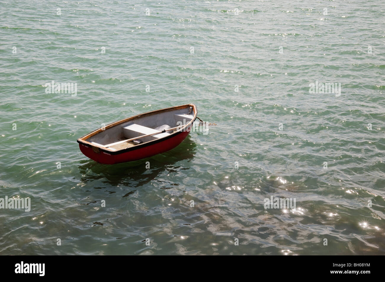 Little red boat Stock Photo - Alamy
