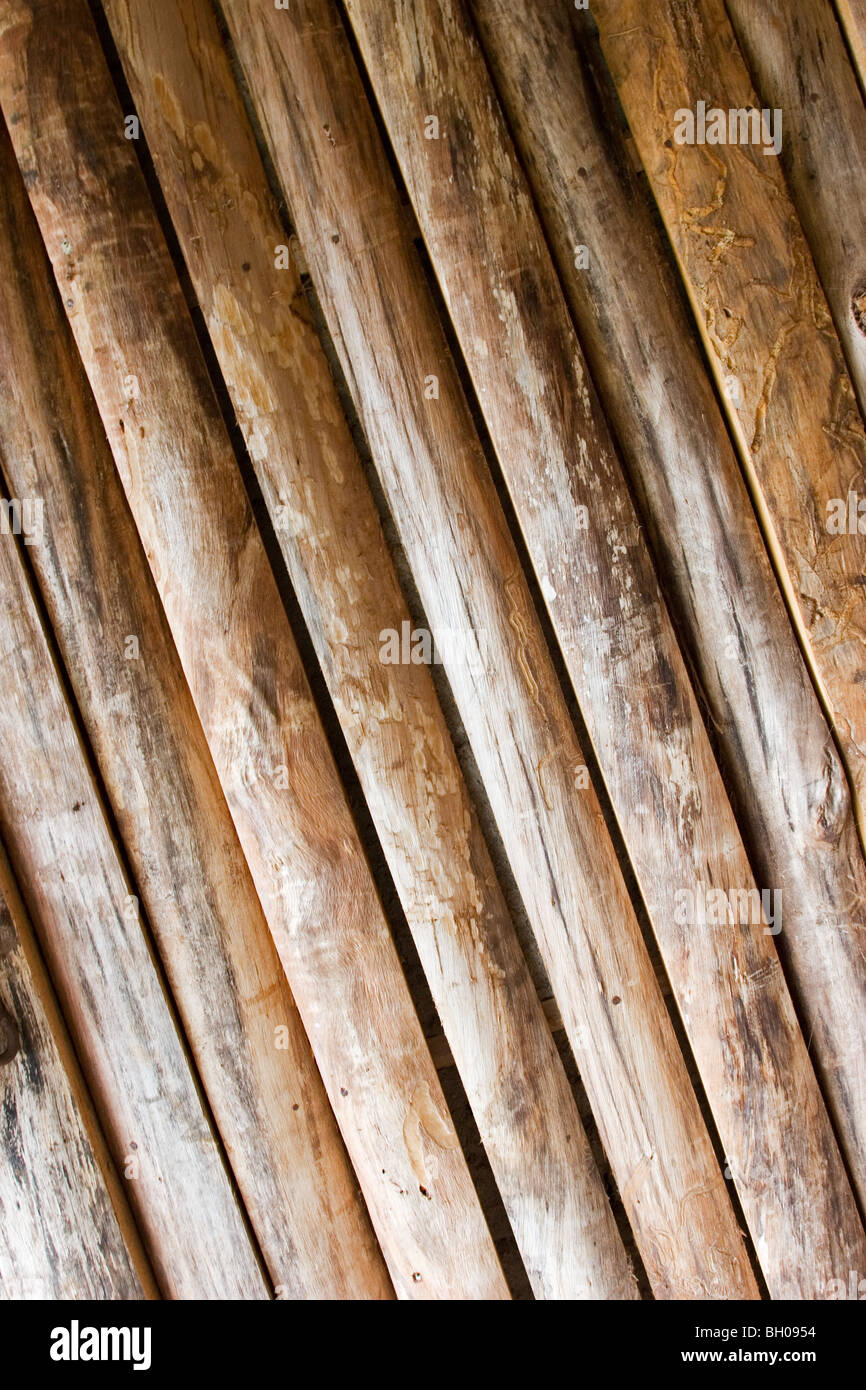 Pattern of wooden planks on a wall making graphic texture Stock Photo ...