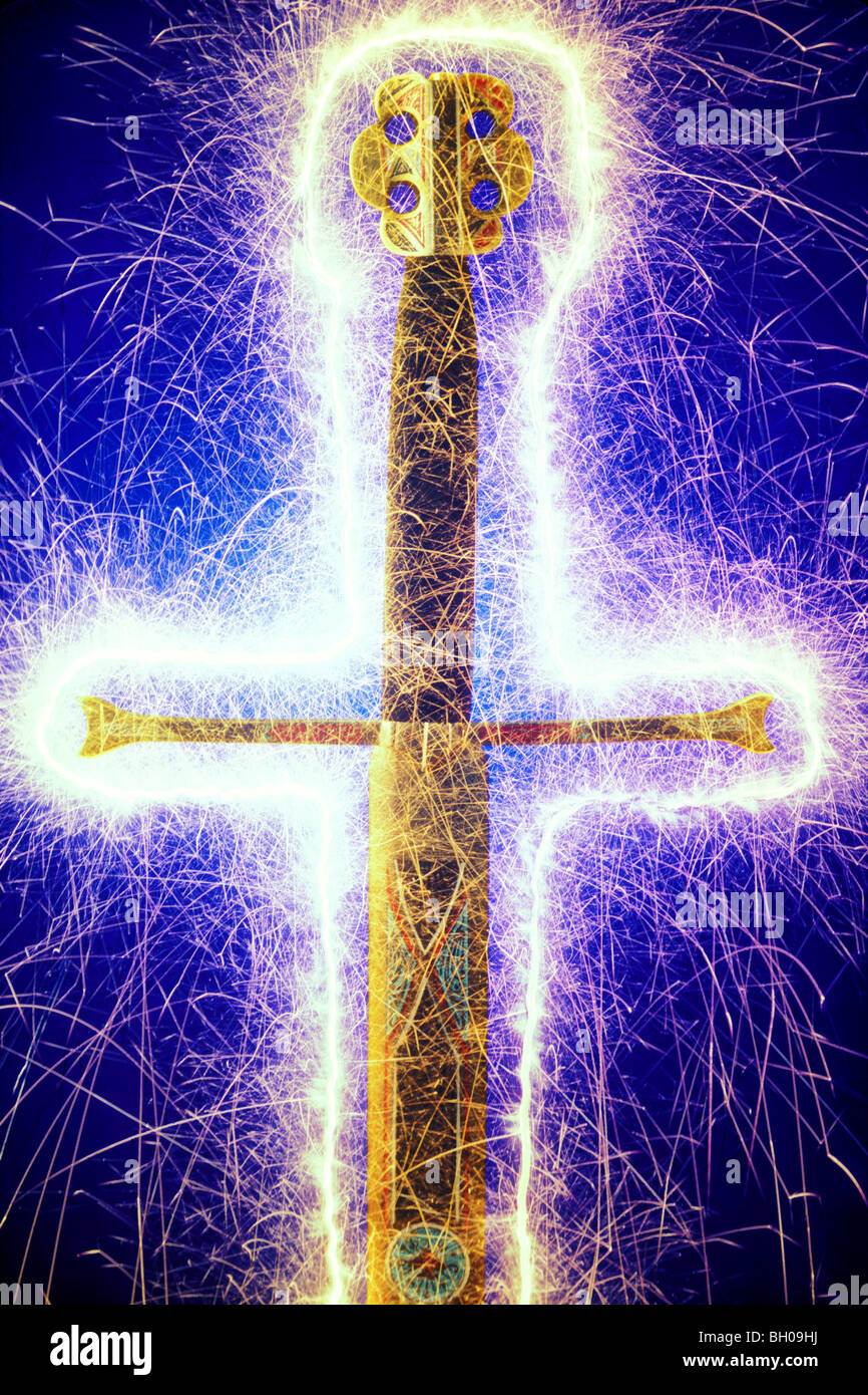 Sword sparks weapons fight hi-res stock photography and images - Alamy