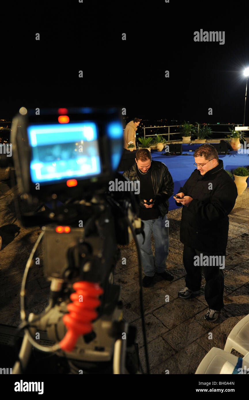 preparation for a television broadcast Stock Photo - Alamy