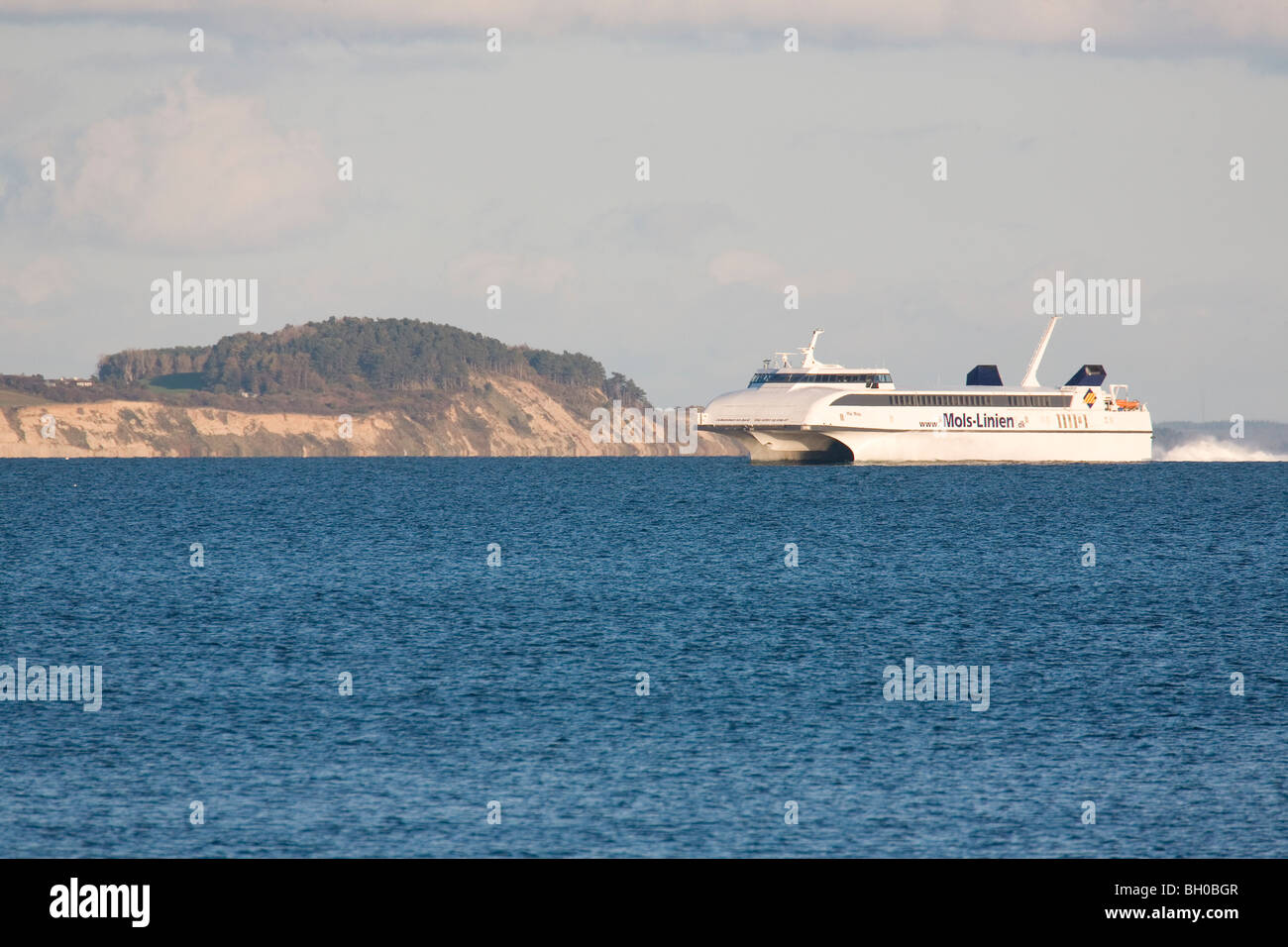 A Mols-Linien high speed ferry on the Bay of Aarhus Stock Photo - Alamy