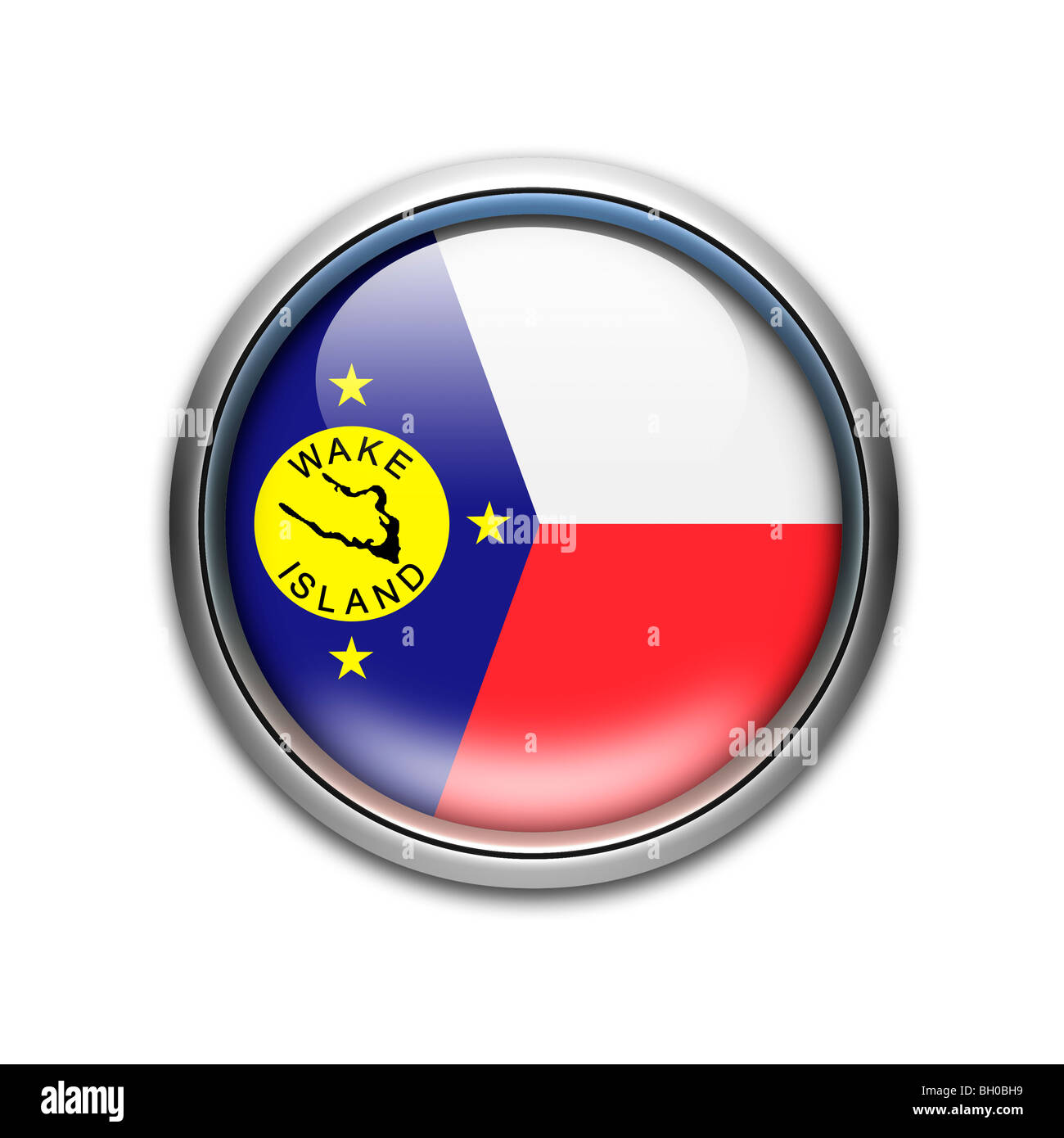 Wake Island flag Stock Photo - Alamy