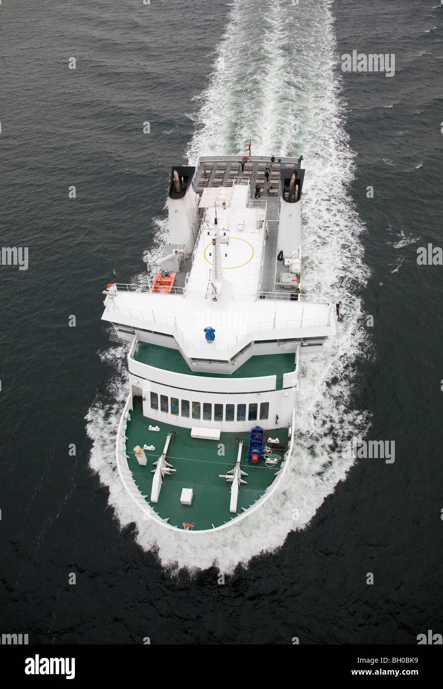 A small Danish domestic ferry Stock Photo - Alamy