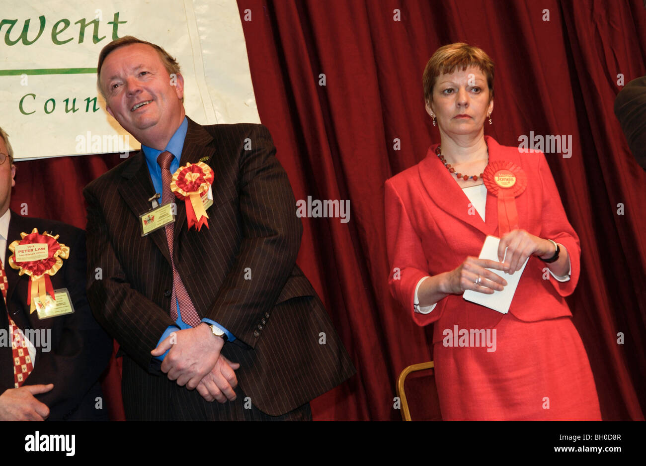 The late Peter Law (Independent) [left] wins Blaenau Gwent in 2005 ...