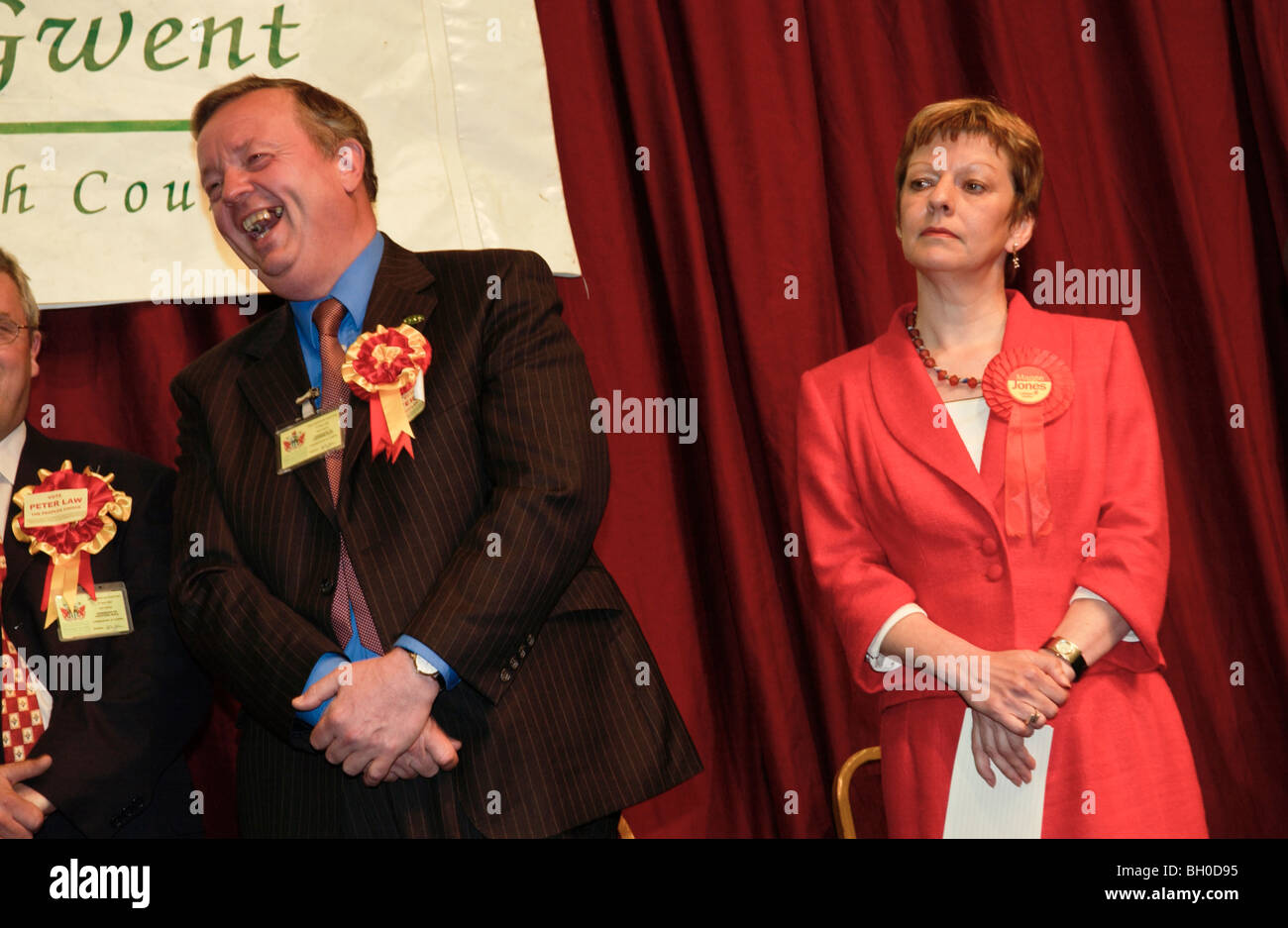 The late Peter Law (Independent) [left] wins Blaenau Gwent in 2005 ...