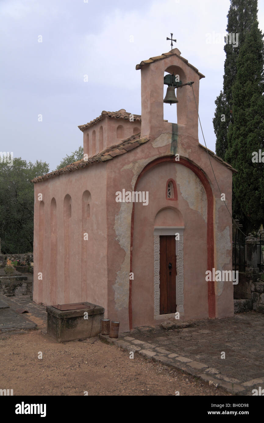 Pre-Romanesque church of Sv Nikola St Nicholas Kolocep Croatia Stock ...