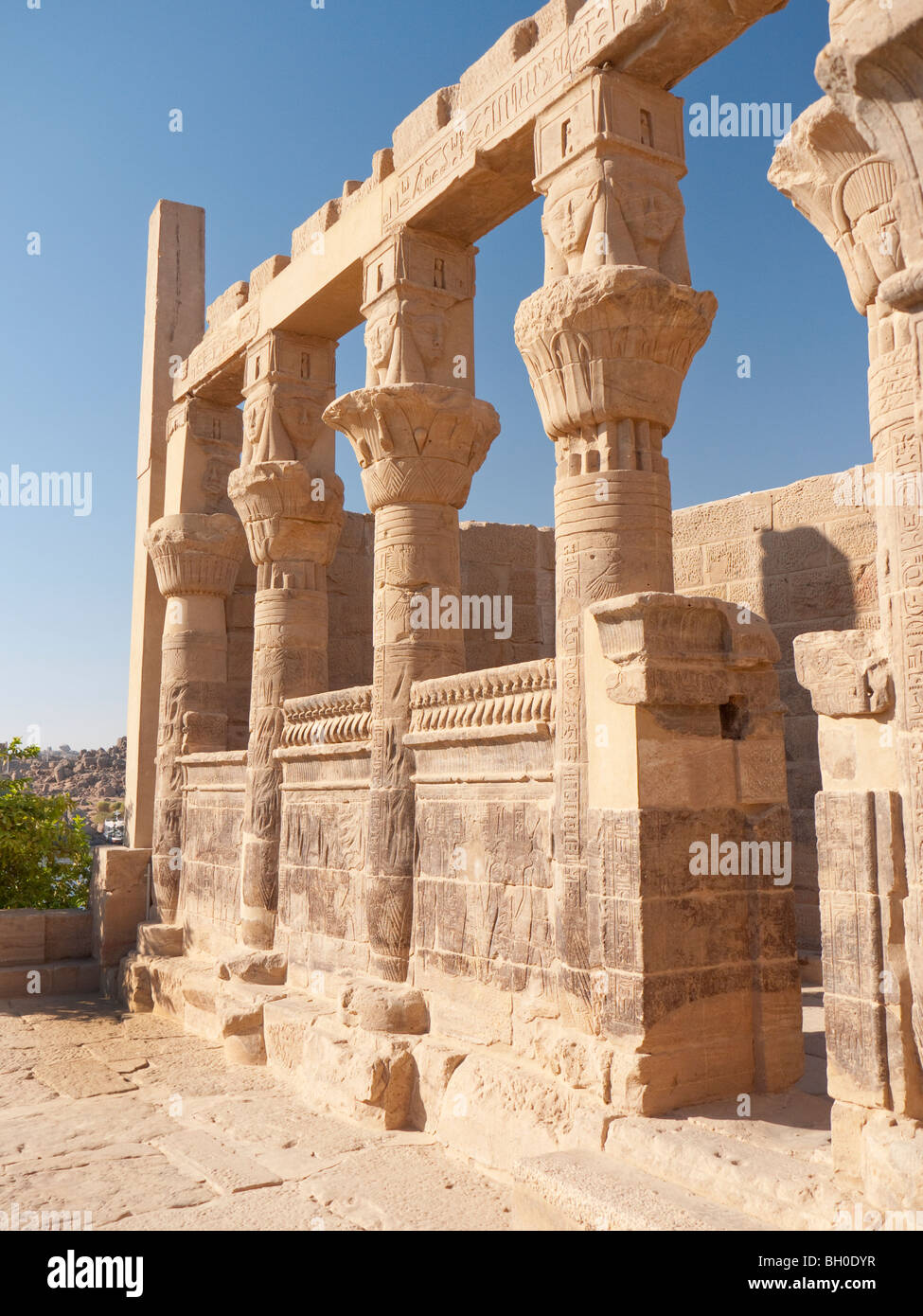 The Little Temple to Hathor at the Temple to Isis, Horus and Osiris on ...