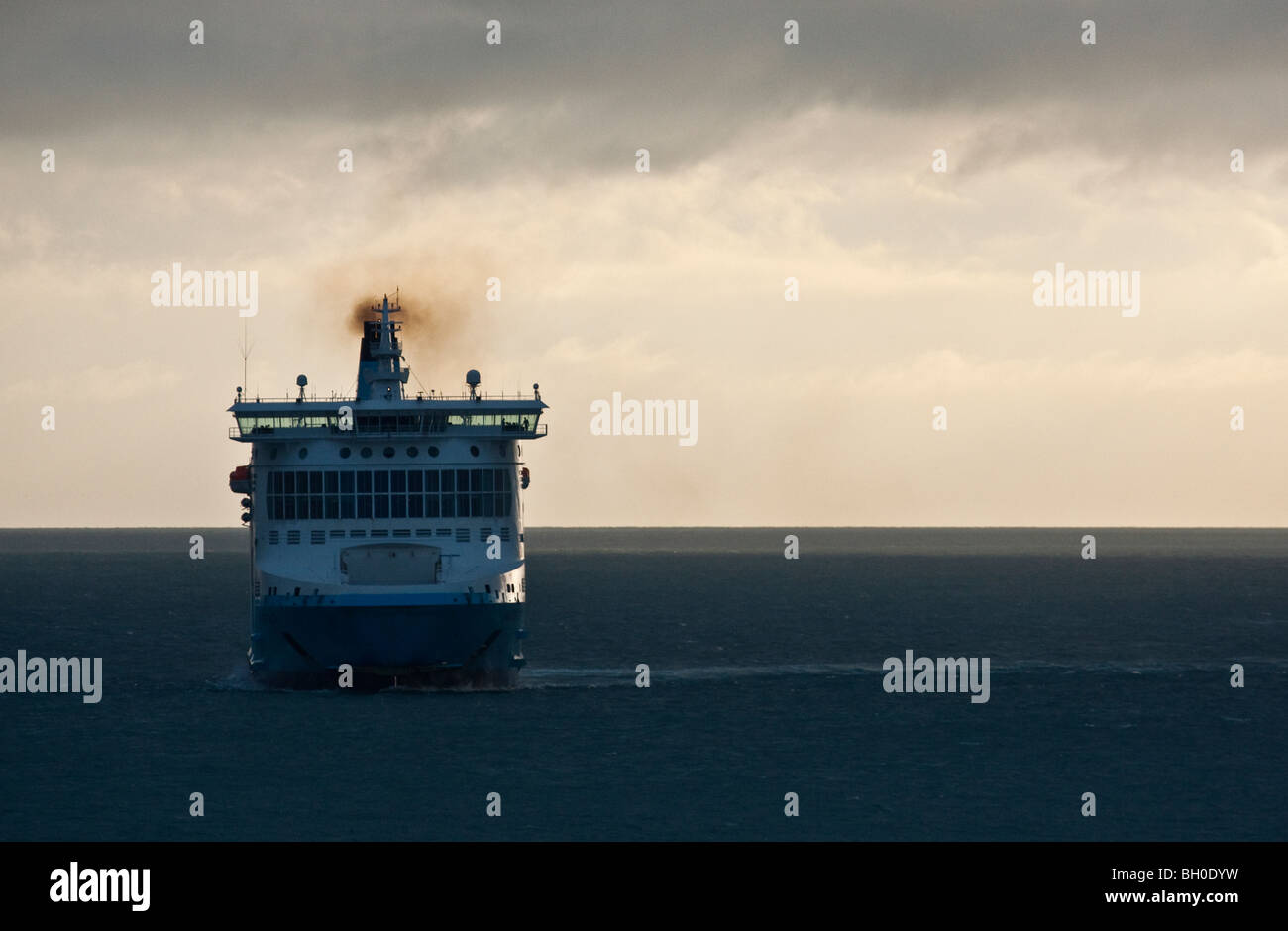 A Norfolkline ferry approaches Dover early morning Stock Photo - Alamy