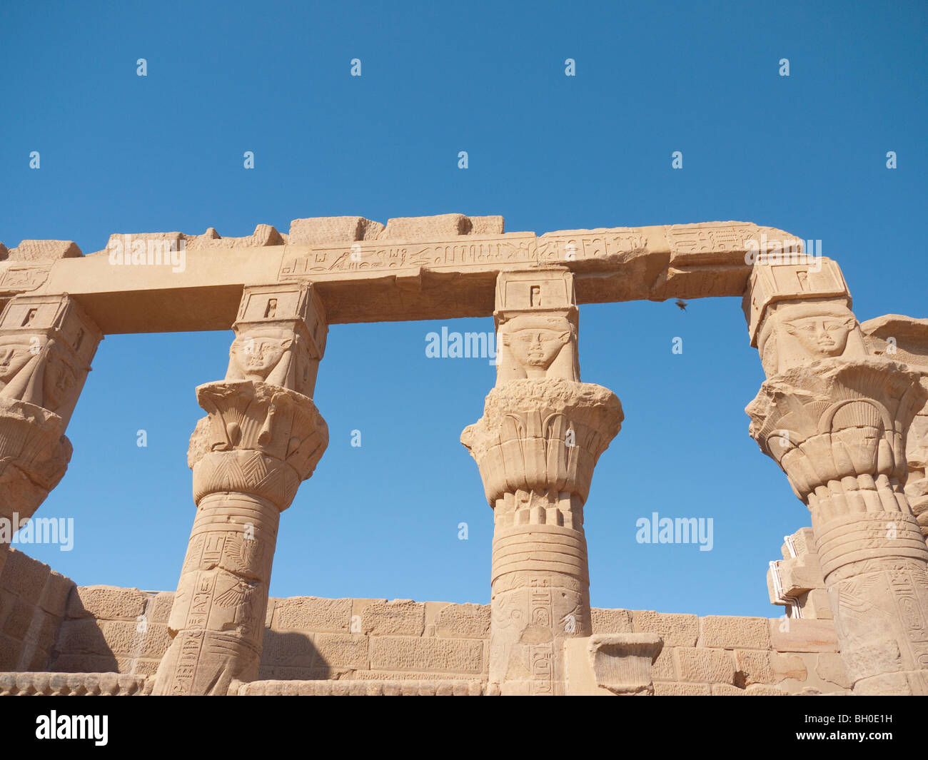 The Little Temple to Hathor at the Temple to Isis, Horus and Osiris on ...