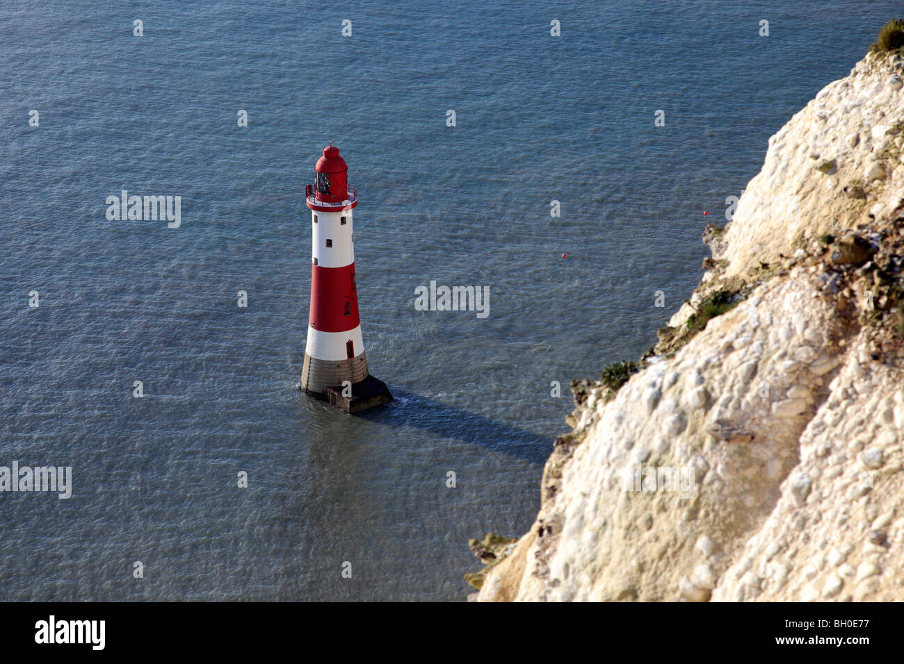 Beachy Head Lighthouse White Chalk Cliffs Sussex English Channel ...
