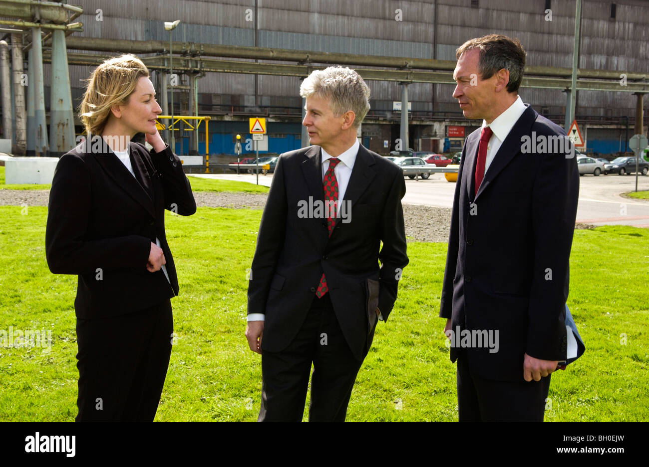Jessica Morden MP, Mike O'brien MP and John Griffiths AM pictured while ...