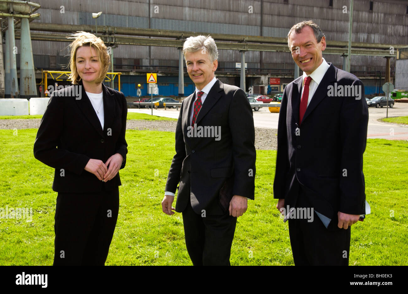 Jessica Morden MP, Mike O'brien MP and John Griffiths AM pictured while ...