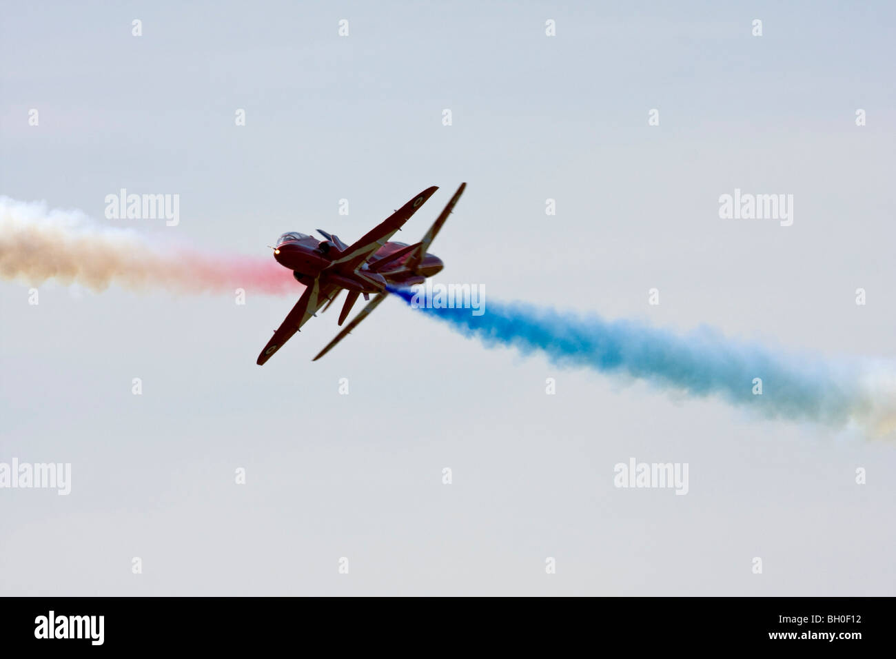 The Red Arrows at RAF Leuchars Airshow 2009, Fife, Scotland Stock Photo ...
