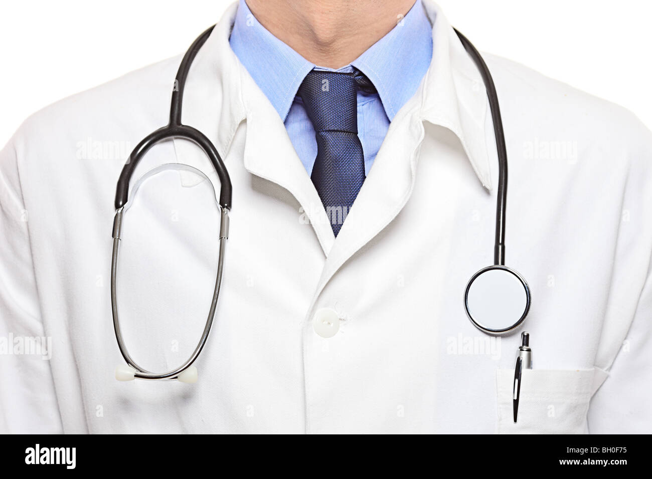 Portrait of a general doctor isolated on white background Stock Photo ...