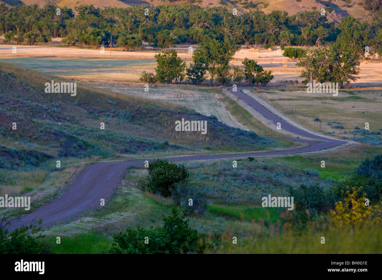 Paved country road hi-res stock photography and images - Alamy