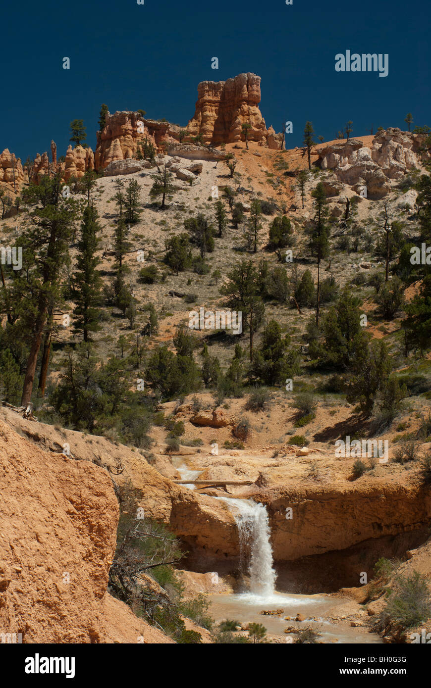 Waterfall in Utah Stock Photo - Alamy