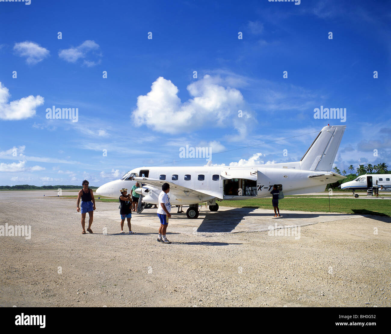 Air Rarotonga Inter-Island aircraft, Rarotonga, Cook Islands, South ...