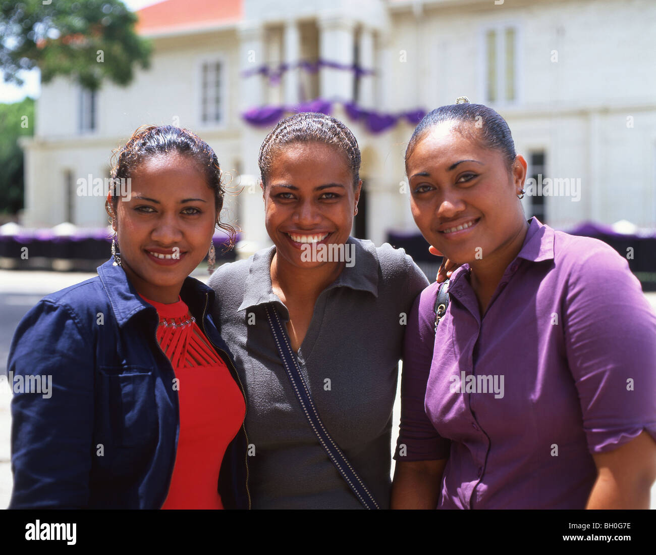 Tongan women hi-res stock photography and images - Alamy