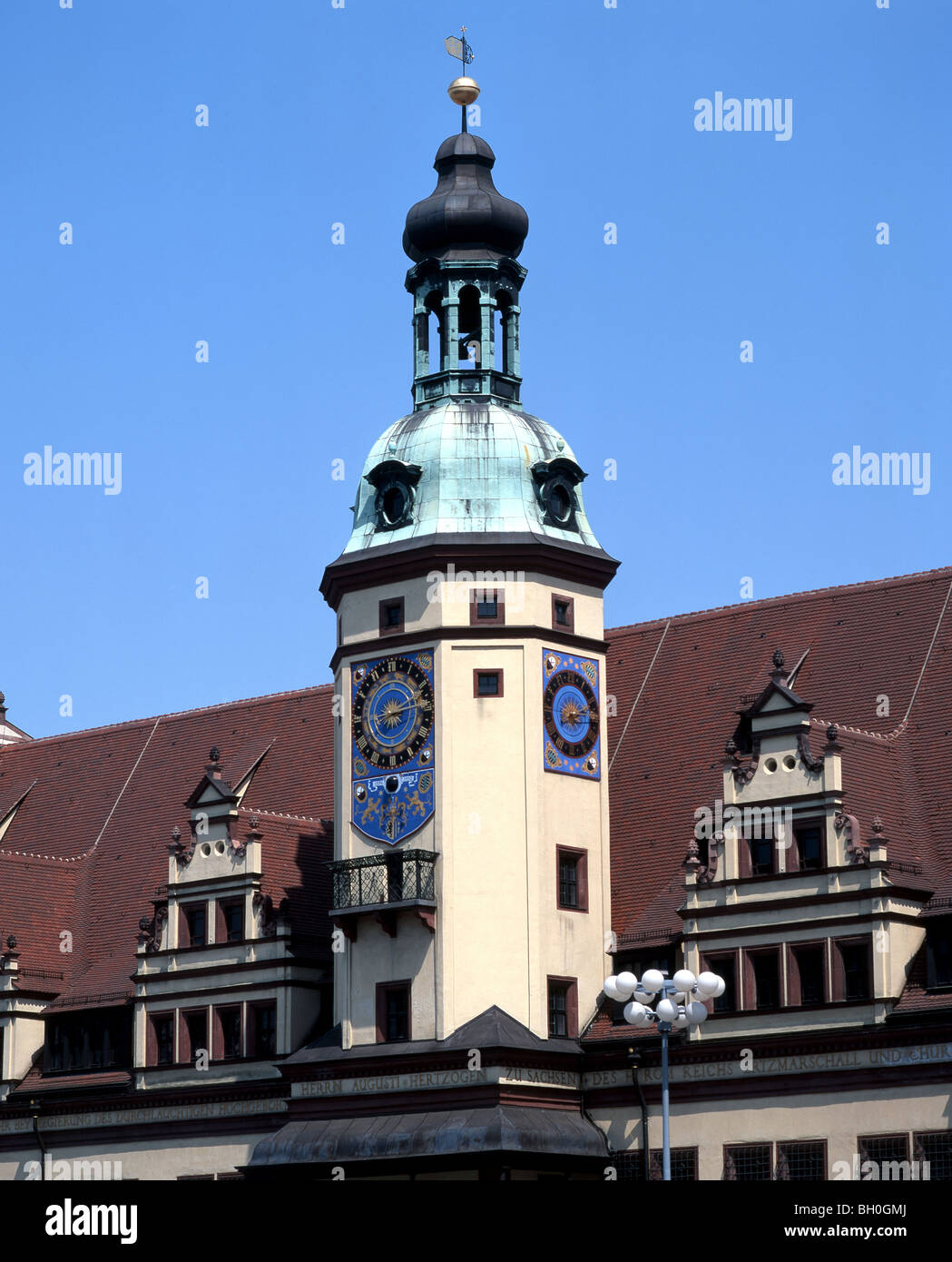 Leipzig old town hall clock tower hi-res stock photography and images ...