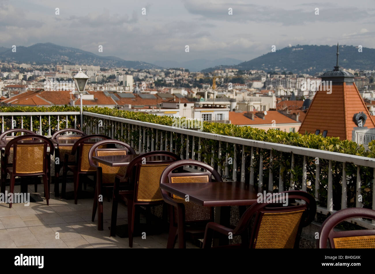 Nice, France, Tourist Hotel, "Splendid Hotel", Rooftop Terrace with ...