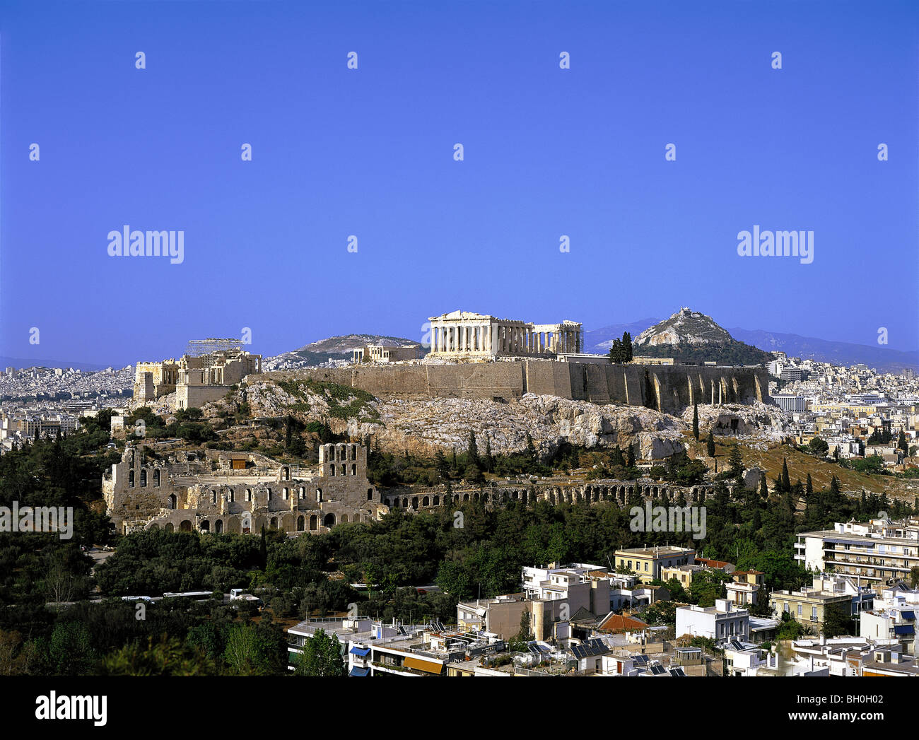 Front parthenon in athens greece hi-res stock photography and images ...