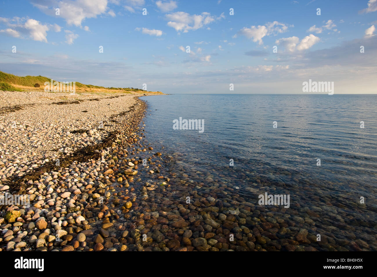 Danish shoreline on Samsoe Stock Photo - Alamy