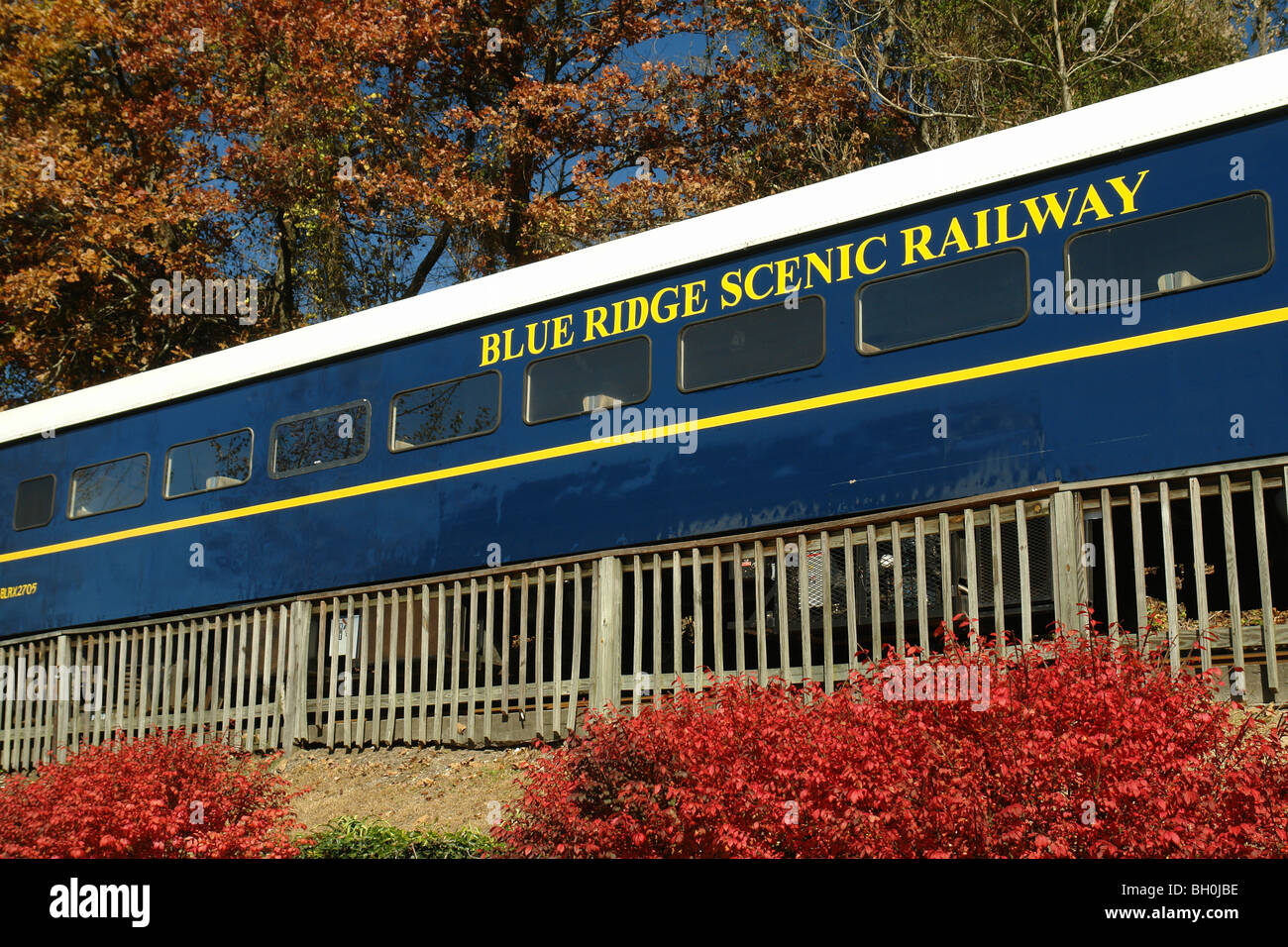 Blue Ridge, GA, Georgia, Blue Ridge Scenic Railway, passenger train ...