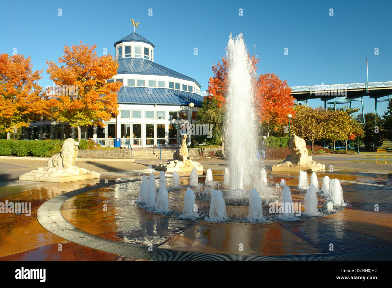 Chattanooga, TN, Tennessee, Coolidge Park Carousel Stock Photo - Alamy