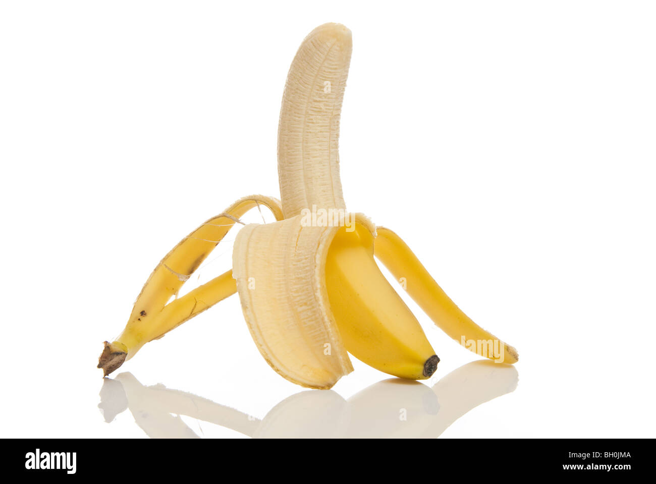 Fresh organic banana ripe Cut Out Stock Images & Pictures - Alamy