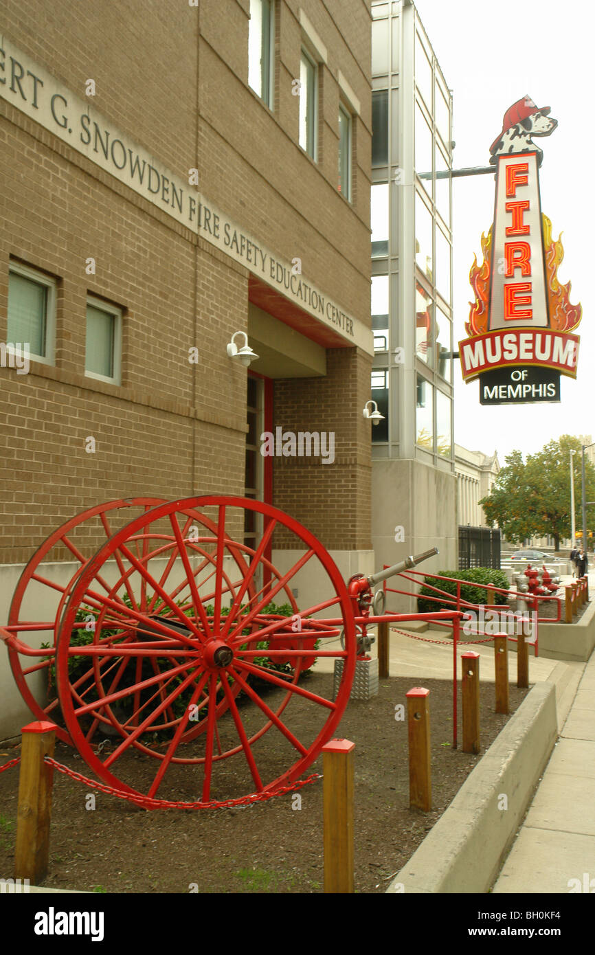Memphis, TN, Tennessee, Downtown, Fire Museum of Memphis Stock Photo ...