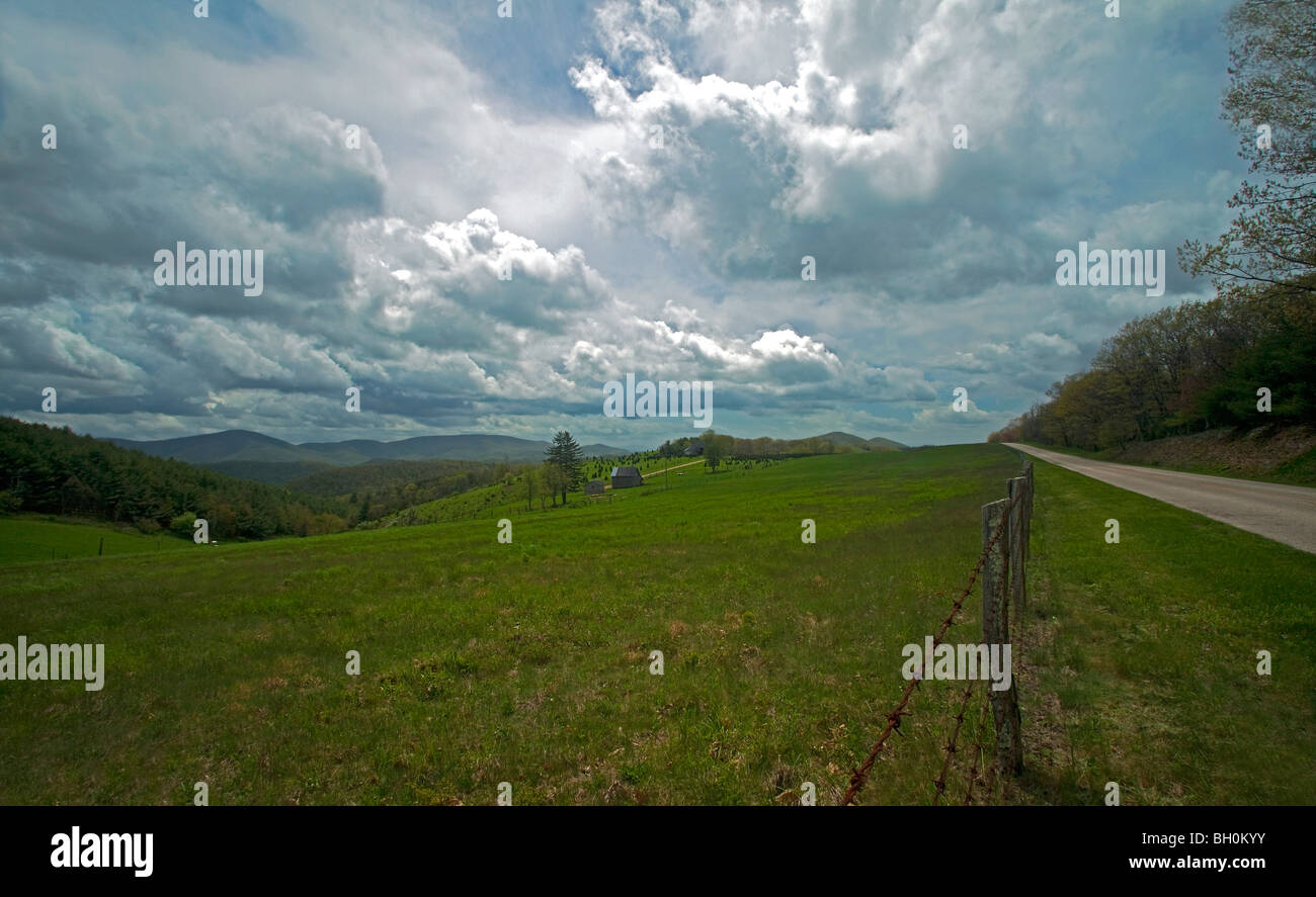 Beautiful Photograph of a Virginia Farm, USA Stock Photo - Alamy