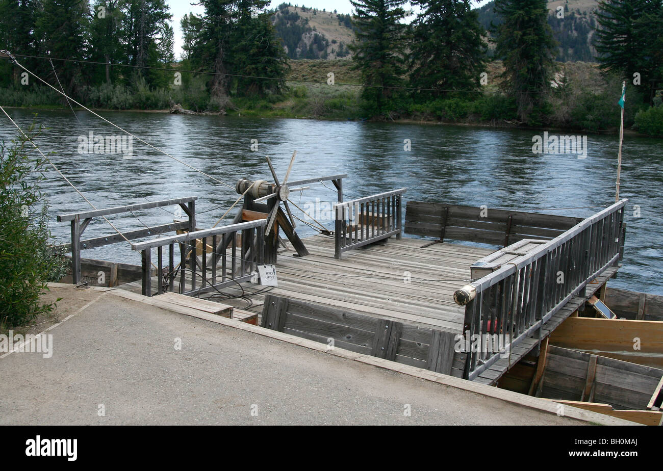 "Pioneer River Crossing Ferry Stock Photo - Alamy