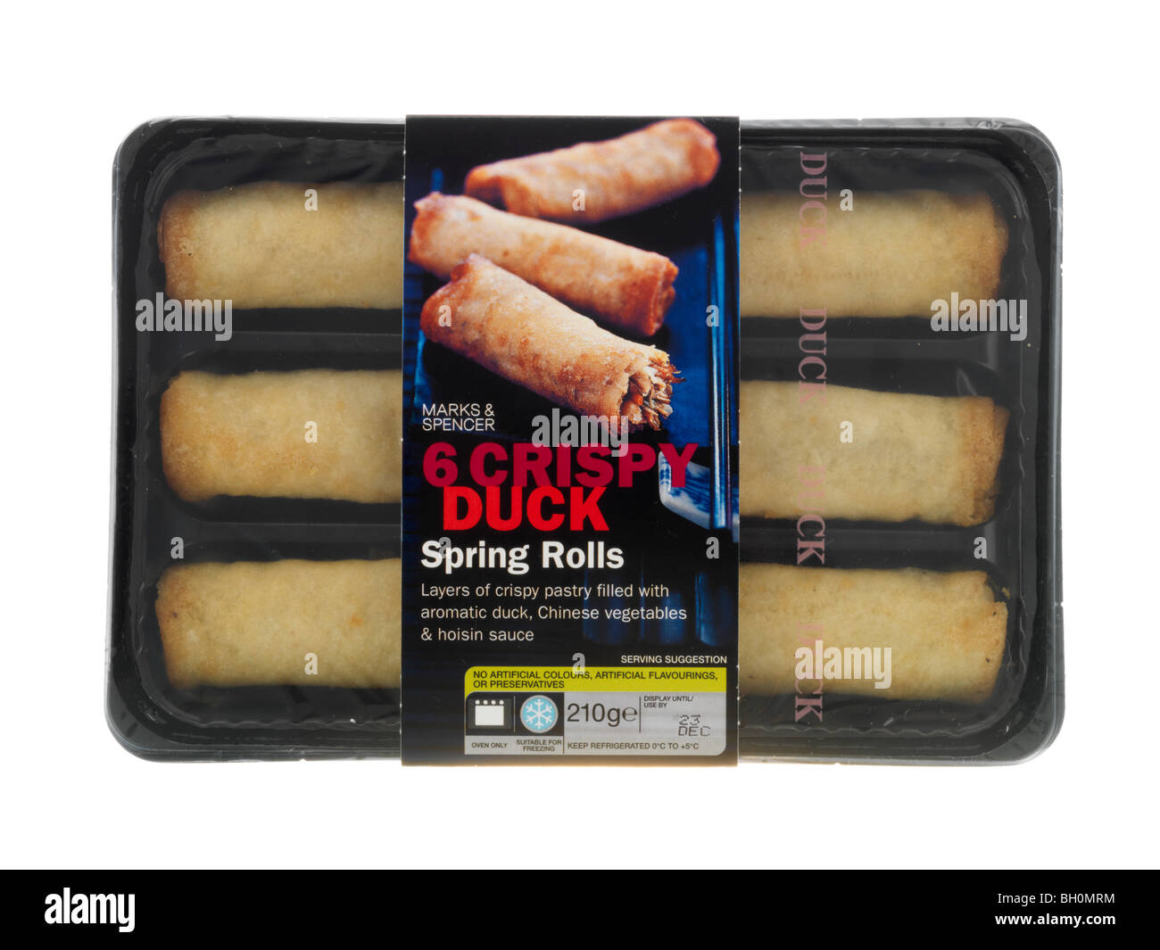 Duck Spring Rolls Stock Photo - Alamy