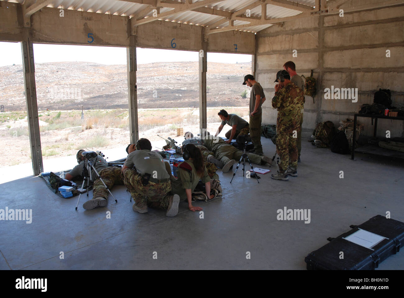 Army military firing range hi-res stock photography and images - Alamy