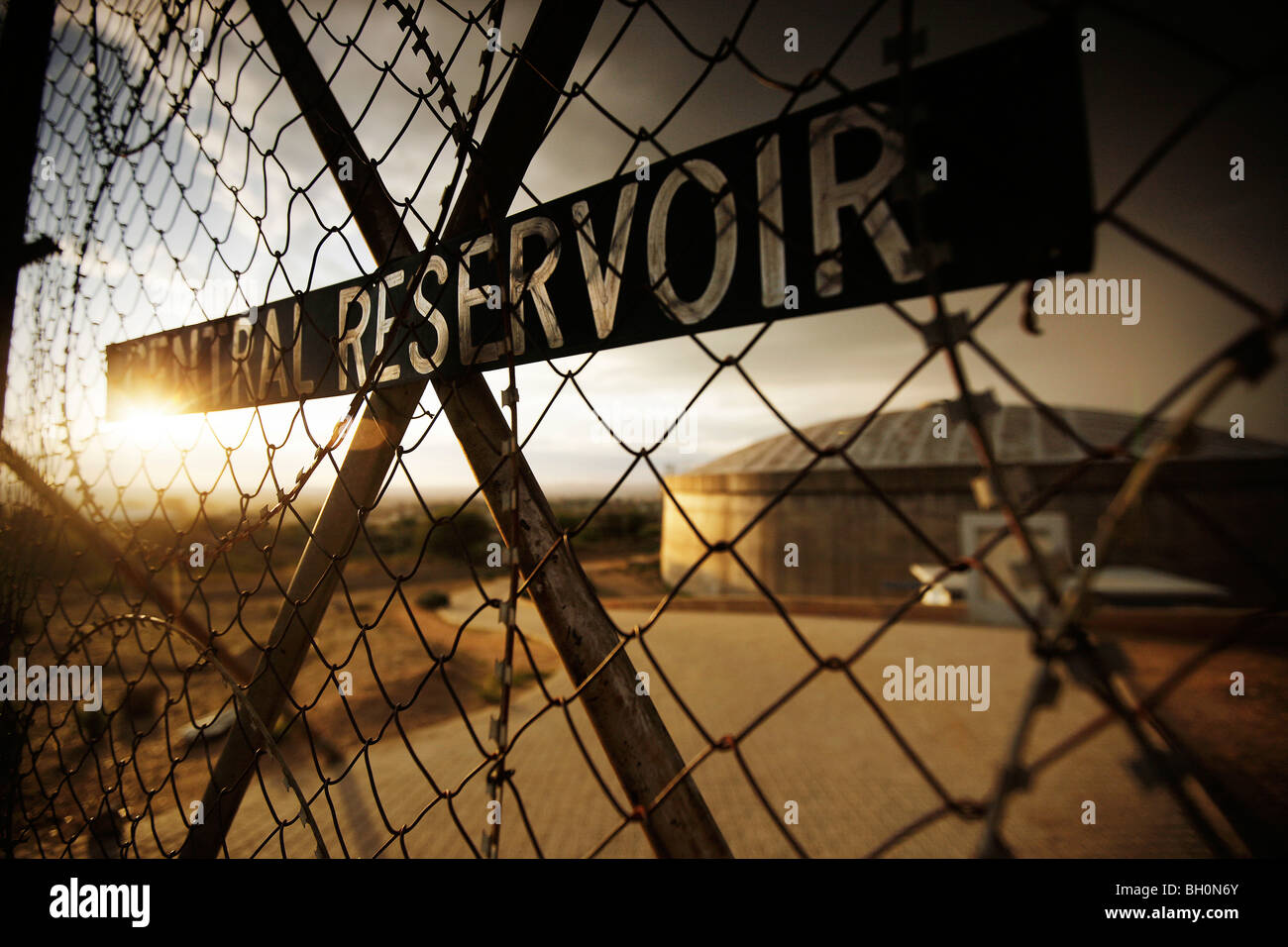 Water reservoir, Windhoek, Namibia, Africa Stock Photo - Alamy