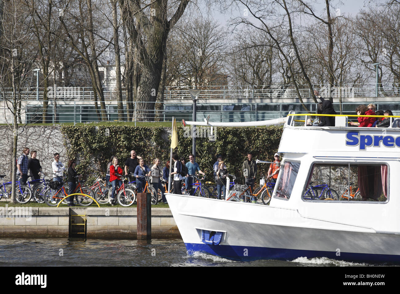 Berlin Spree Ship Stock Photo - Alamy