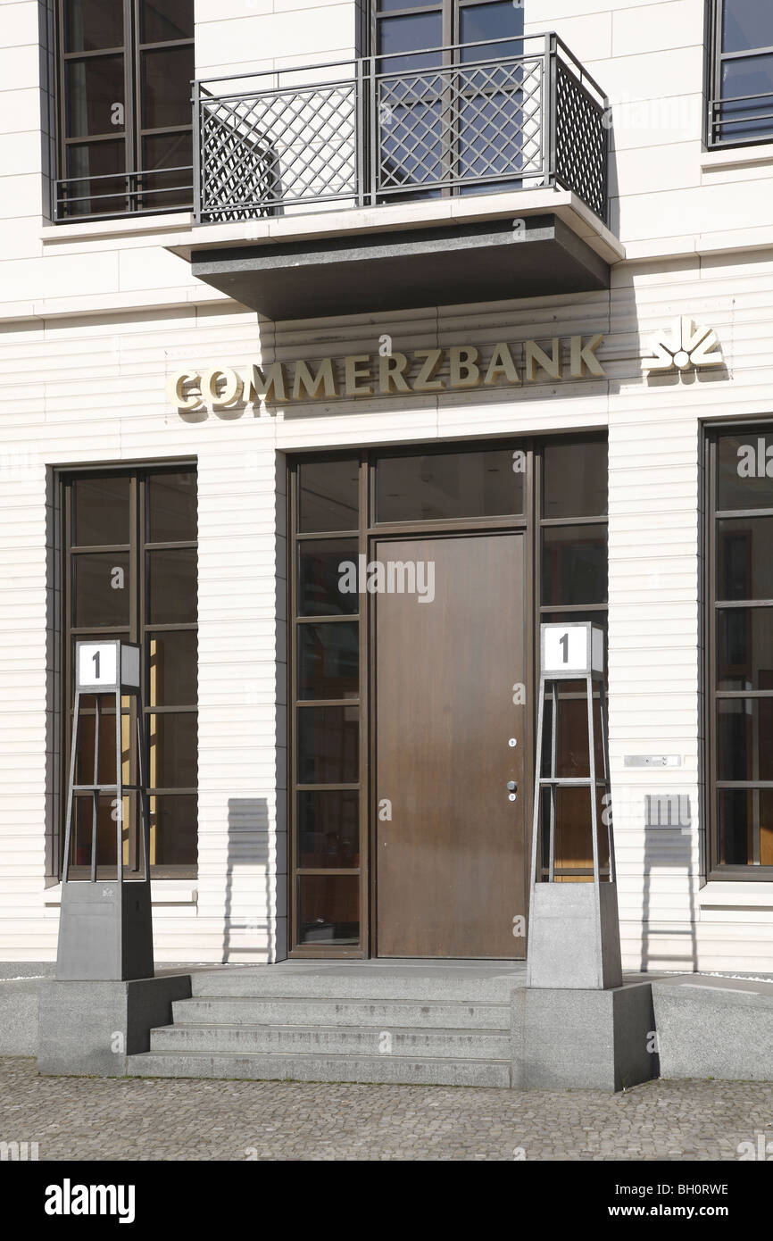 Entrance commerzbank hi-res stock photography and images - Alamy
