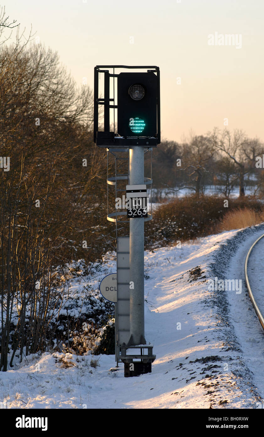 Railway Signal Green High Resolution Stock Photography and Images - Alamy