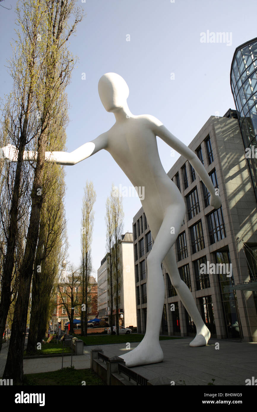 The sculpture walking man hi-res stock photography and images - Alamy