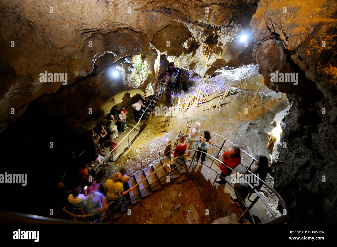 Devil's Cave near Pottenstein, Franconian Switzerland, Upper Franconia, Bavaria, Germany Stock ...
