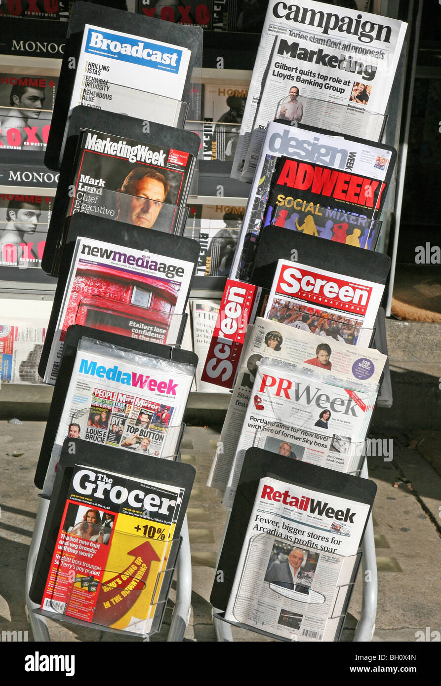 Media magazines on sale, London Stock Photo - Alamy