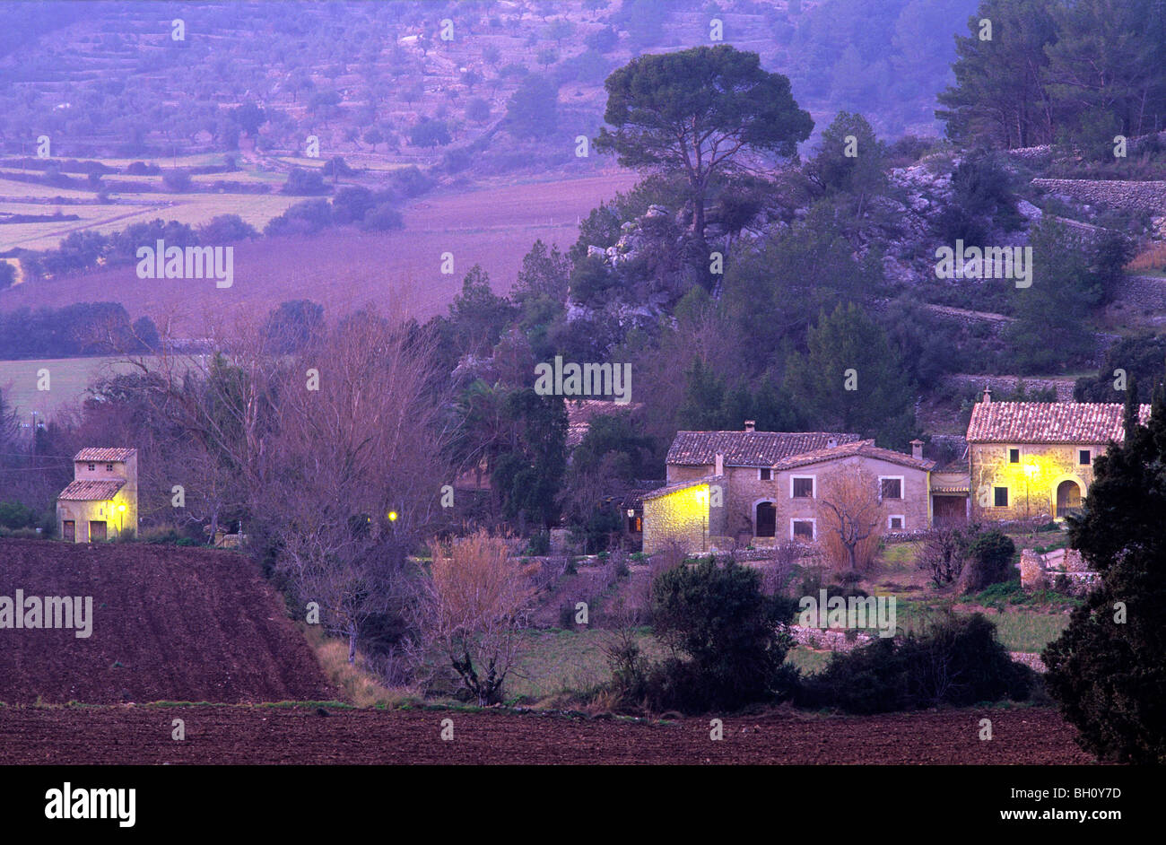 Europe, Spain, Majorca, near Orient. Finca Stock Photo - Alamy