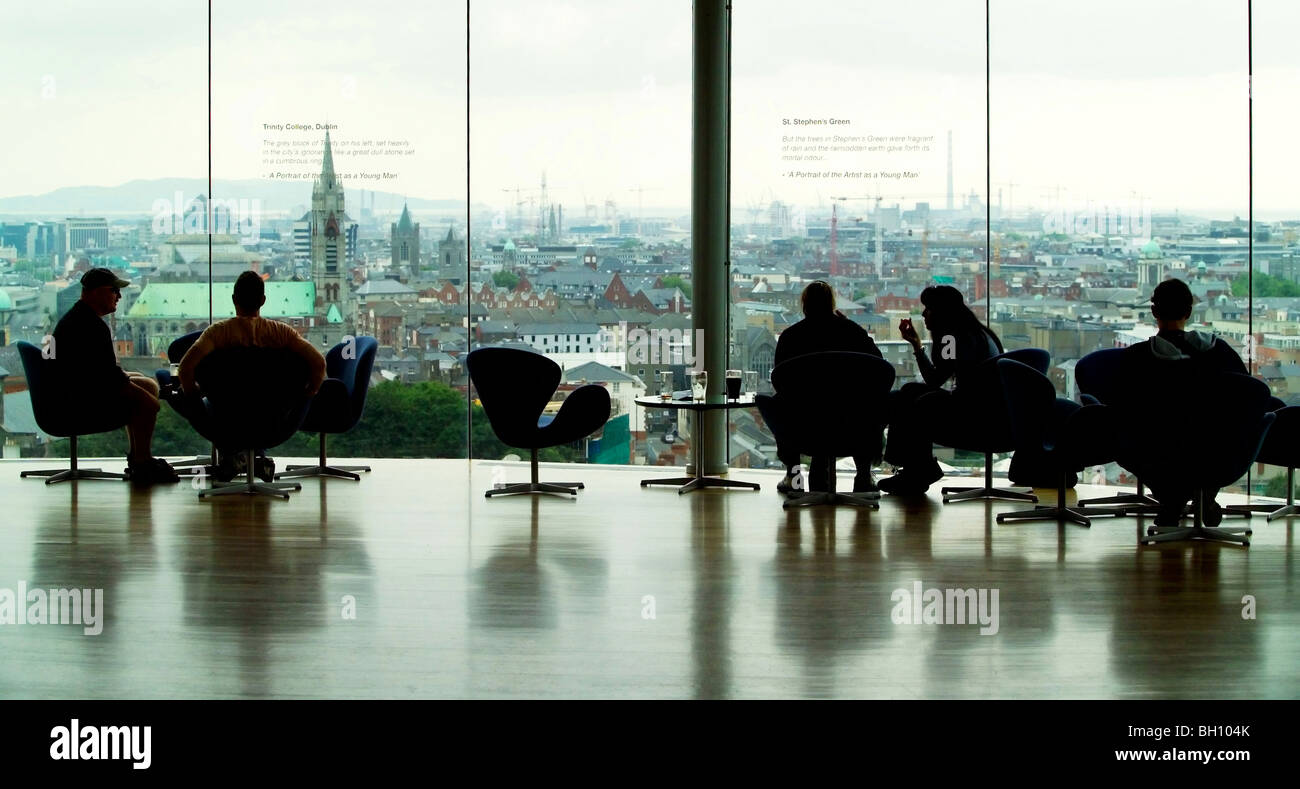 View from the Gravity Bar, Guinness Storehouse, Dublin, Ireland Stock ...